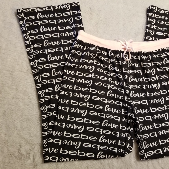 bebe | Intimates & Sleepwear | Nwt Bebe Love Pajama Pants | Poshmark